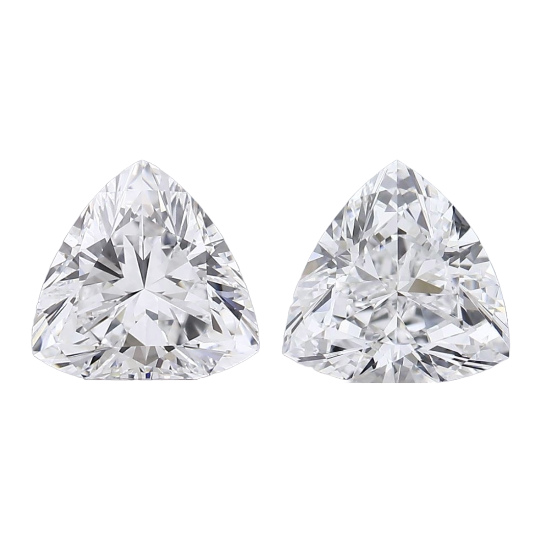 Trilliant 2.00tcw Lab Grown Diamond Matched Pair | The Carat Club