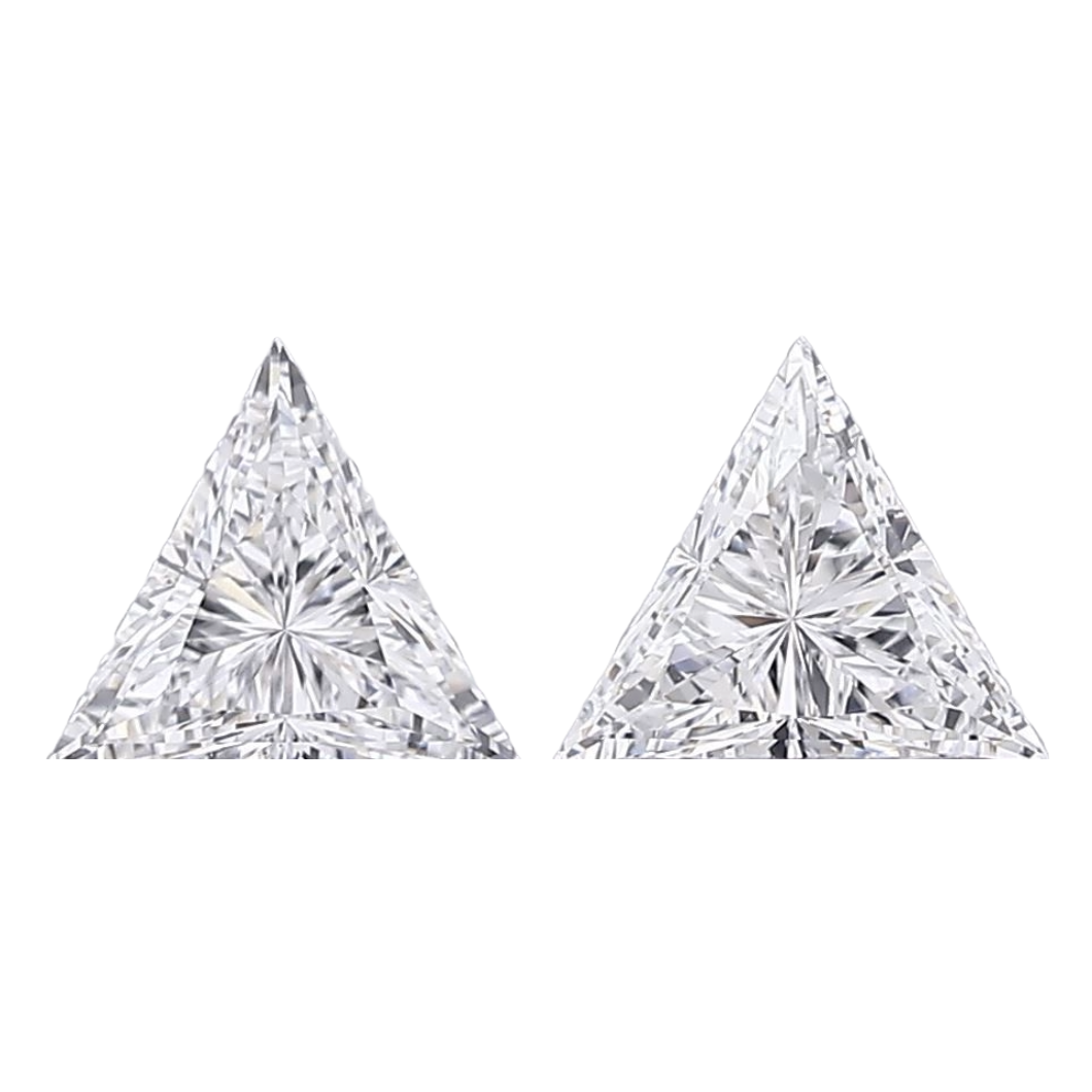 Trillion 0.90tcw Lab Grown Diamond Matched Pair | The Carat Club